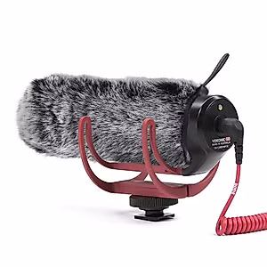 YOUSHARES Microphone Deadcat Windscreen - Outdoor Wind Shield Mic Windshield Muff Fur Custom Fit for Rode VideoMic GO Camera Microphone