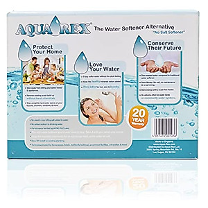 Aqua-Rex Water Softener Alternative Salt Free for Gas Heaters on City water, Soft water for Hair & Skin (WK1)
