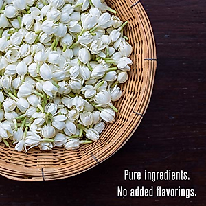 Numi Organic Flowering Tea Gift Set, 6 Handsewn Tea Blossoms & 16-Ounce Glass Teapot, Blooming Tea Flowers