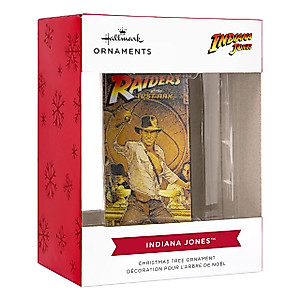 Hallmark Indiana Jones Movie Retro Video Cassette Case Plastic Christmas Ornament (0003HCM1096)