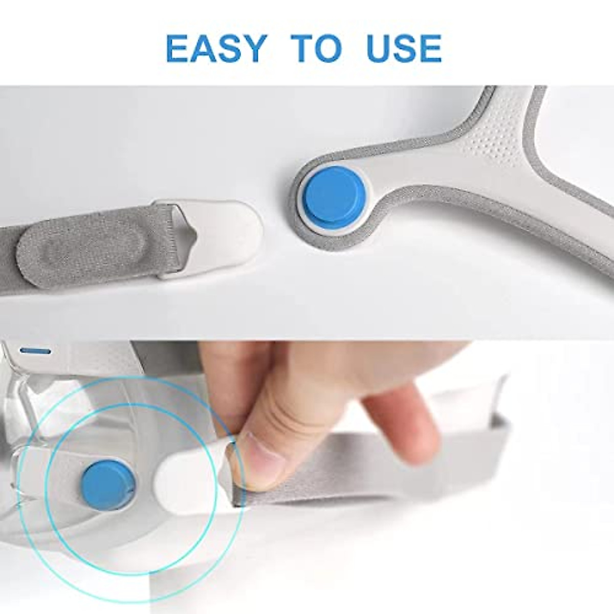 Rescare 3 Pairs Magnetic Headgear Clips Supplies for AirFit & AirTouch F20 F30 F30i N20