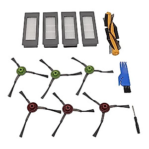 Sweeper Replacement Parts, Sweeper Brush Filter Accessories Main Brush Side Brush Filter Screwdriver Kit Compatible With Yeedi VAC VACmax VAC Station