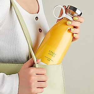Personal Blender, Portable Blender, Battery Powered Blender and Smoothie Maker (White)