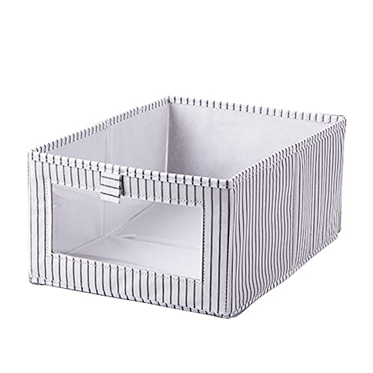 VincentLulu Storage Basket Bins Large foldable Closet Organizers Storage Box with Handles ，Cubes Organizer for Shelf （2-Pack）.