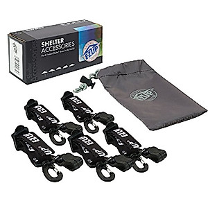 E-Z UP EZCP5PK, Set of 5, Black Canopy Hanging Clips, 5-pck
