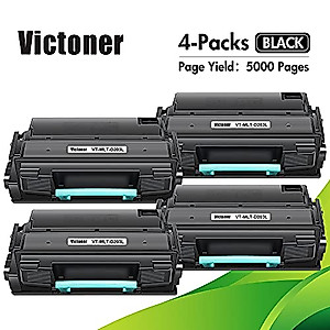 VICTONER Compatible Toner Cartridge Replacement for Samsung 203 203L MLT-D203L MLT-D203S for Samsung ProXpress M3870FW M4020ND M4070FR M3370FD M3320ND M3820DW Toner Printer (Black, 4-Pack)