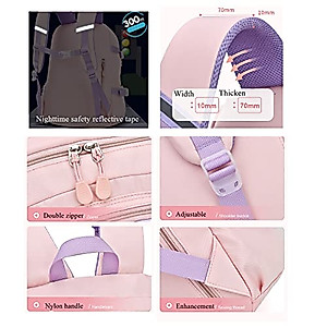 VIDOSCLA Kawaii Kids Girls Backpack Elementary Students Book Bag Primary School Bag for Teens