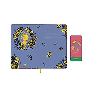 Moleskine Limited Edition Frida Kahlo 12 Month 2023 Weekly Planner, Hard Cover, Large (5" x 8.25"), Pink