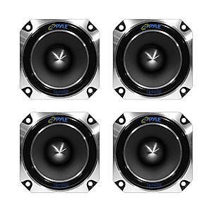 Pyle Pro 1 Inch 300 Watt Heavy Duty Titanium Super Car Tweeter (4 Pack) | PDBT28