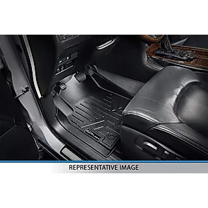 Smartliner All Weather Custom Fit Floor Mats 2 Row Liner Set Black Compatible with 2020-2023 Compatible with Ford Escape Does NOT Fit Hybrids