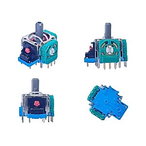 4PCs Replacement Analog Joystick for PlayStation 4 Wireless Controller – ElecGear Repair Parts 3D Thumb stick Rocker Sensor for PS4, PS4 Slim, PS4 Pro DualShock 4 with Screwdriver Tool Kit