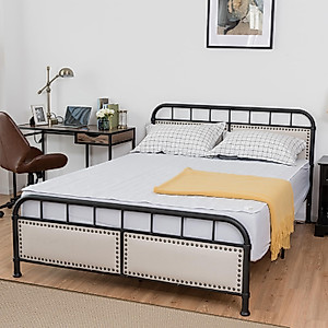 WELLHUT Dual Control Heated Mattress Pad, Electric Heating Pads, Twin/Full/Queen/King Bed Warmer w/ 8 Heat Levels, 4 Timings, UL&ETL Approved, Overheating Protection, Machine Washable