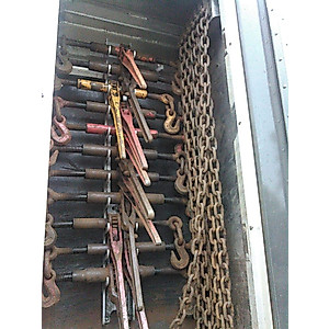 Mytee Products 48" Aluminum Locking Ratchet Binder Rack - Made in USA (Holds 11 Binders)