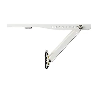 AC-Safe C Safe Universal Light-Duty Air Conditioner Bracket for ACs up to 80-lbs to Protect and Support the Unit and Window Frame, No Size, White