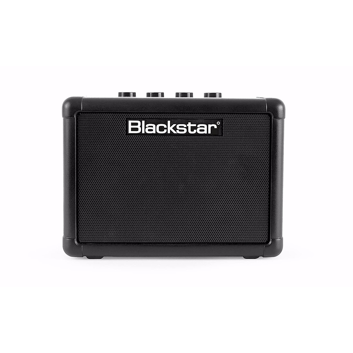 Blackstar Fly 3 Stereo Pack Bundle with Extension Cabinet, Power Supply, and Black Woven Right Angle Instrument Cable (10-Feet) (2 Items)