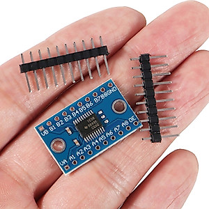 Dorhea 10PCS TXS0108E 8 Channel Level Conversion Module High Speed Full Duplex 8 Way Bi-Directional Converter 8-Bit Logic Level Module Shifter 3.3V 5V Compatible with Raspberry Pi