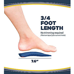 Dr. Scholl's ARCH Pain Relief Orthotics, Insoles for Men (8-12), 1 Pair Shoe Inserts