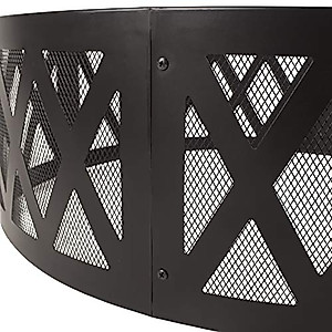 Pleasant Hearth OFW884FR Lattice fire Ring, Black