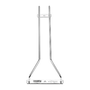 Dianoo Wine Glass Rack Under Cabinet, 304 Stainless Steel Wine Glasses Holder, Stemware Racks Storage For Bar Kitchen 30cm 1 Row