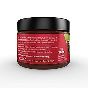 Strawfield Pets Cat & Dog Cleaning Wipes for Paws, Butt, Face, Ear & Body | Antibacterial & Antifungal Chlorhexidine Wipes for Yeast Infection Treatment, Hot Spot, Ringworm, Bacteria & Fungus