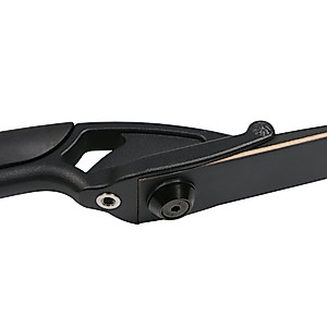 TOPARCHERY Archery Takedown Recurve Bow 60inch Right Handed Riser Bow for Hunting Target Shooting 30-50Lbs Hunting Target Practice Adults with Bow Stringer (YY35LBS)