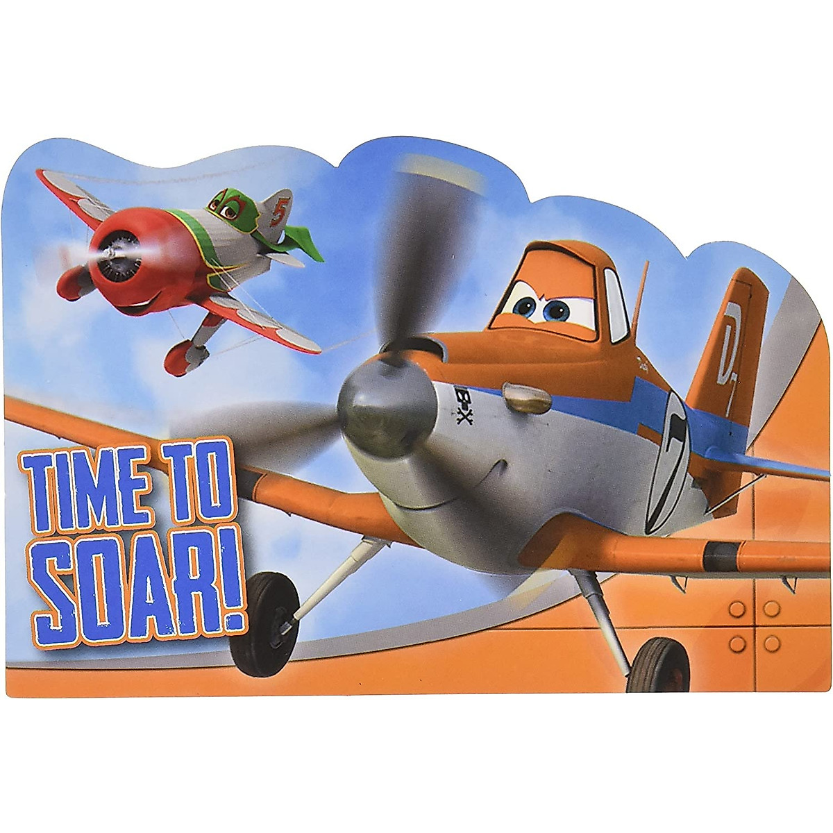 Unique Disney Planes Birthday Party Supplies Bundle Pack includes 16 Postcard Invitations, 16 Envelopes, 16 Seals, 16 Save the Date Stickers