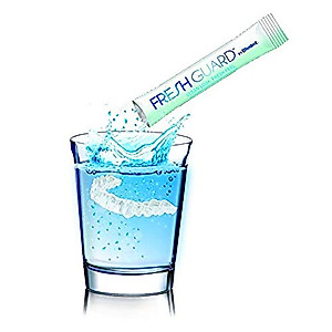 Fresh Guard Soak Specially Formulated for Retainers Mouthguards and Removable Braces, 24 Count (Pack of 12)
