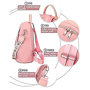 Miaopu Embroidered Anti-theft Backpack,Glitter Embroidery Women Backpack Purse,Stylish College School Backpack (Blue), One Size