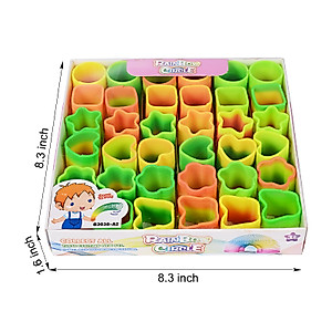 36 Pack Spring Rainbow Toys Bulk, Kids Party Favors, Goodie Bag Stuffer Gifts, Reward Prizes for Kids Classroom, Pinata Fillers, Birthday Gift for Kids, Boys, Girls