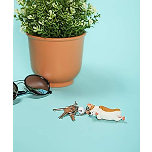 Nayothecorgi - Corgi Martial Arts Keychain