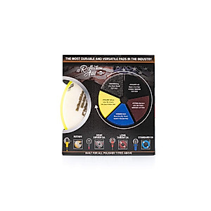 The Rag Company - Buff and Shine Reflection Artist Complete 6" Buffing Kit - Combination of Five Pads, URO line, Easy to Use Combo