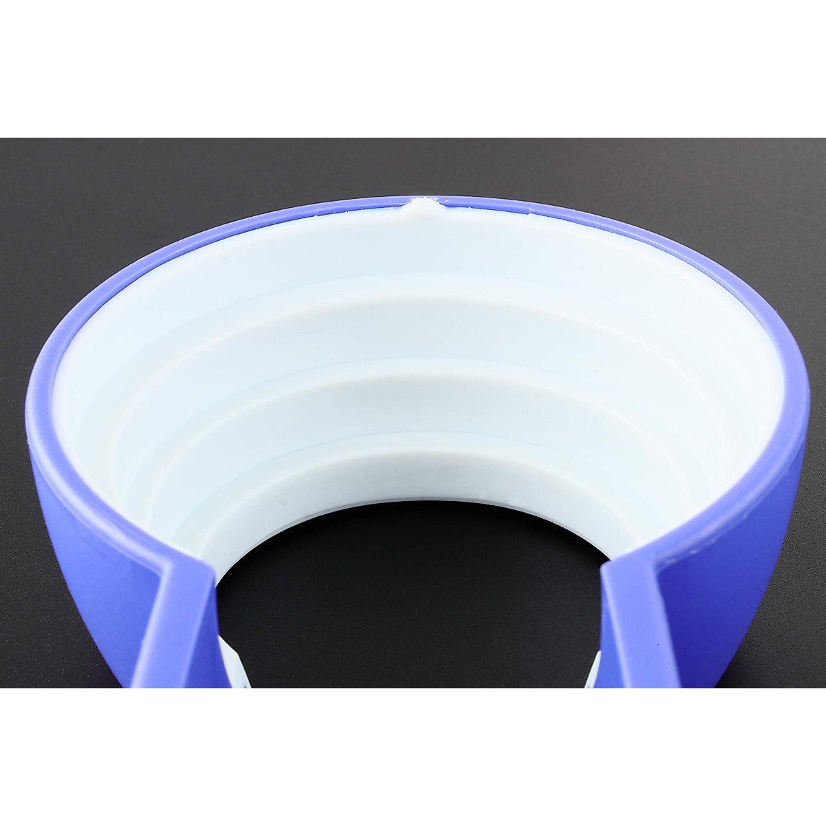 Seki Japan Multi Function Bottle Cap Opener, 2 Size Rubber Grip Jar Opener, Blue Plastic Handle Remove Stubborn Lids Kitchen Gripper, for Elderly, Women, Children