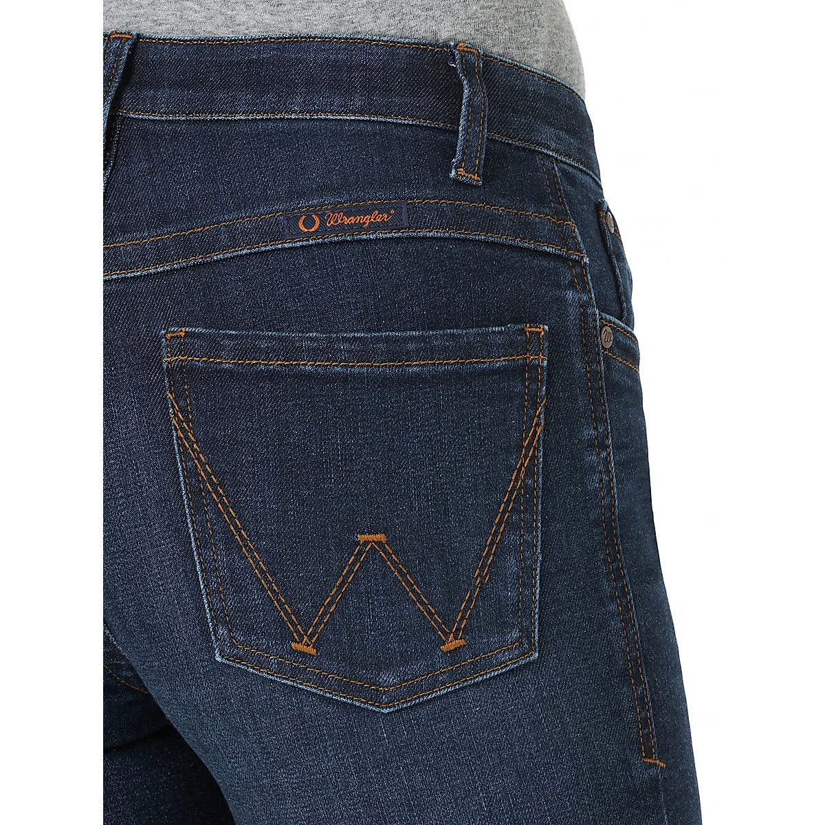 Wrangler Women's Willow Mid Rise Performance Waist Boot Cut Ultimate Riding Jean, Maggie, 7-32