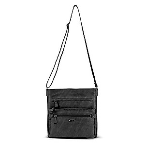 MultiSac Lorraine Women's Crossbody Bag, Black (Heirloom)