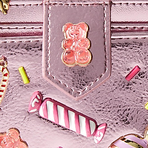Betsey Johnson Candy Bifold Wallet, Pink