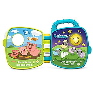 Fisher-Price Laugh & Learn Counting Animal Friends, Musical Baby Book