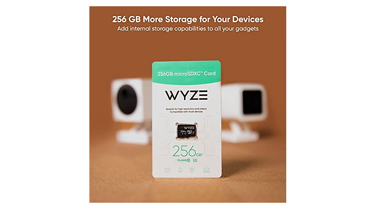 Wyze 256GB MicroSD Card: Expand Camera Storage & Record More