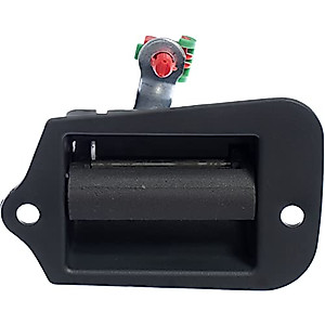 APDTY 85411Metal Interior Door Handle Fits Rear Left 1996-2003 Chevy S10 GMC Sonoma (Upgraded Thicker Metal Design; Replaces GM 15760310, 19211052)