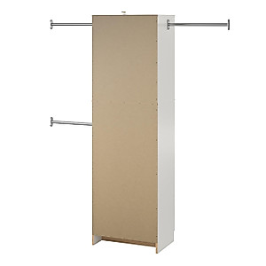 SystemBuild Evolution Nevaeh Ridge 4 Drawer Closet Storage in White