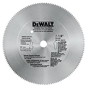 DEWALT Circular Saw Blade, 7 1/4 Inch, 68 Tooth, Metal Cutting (DW3329)