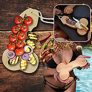 Kitchenware Utensils Set Interesting Wood Cutting Board Fun Farmhouse Gift Large Multipurpose Sustainable Spoof Wood For Cutting Meat And Vegetables Cheese Egg Cooker Pan