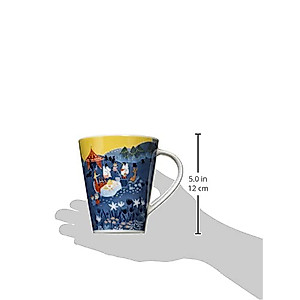 山加商店 Yamaka Shoten MM3203-35 MOOMIN Luonto Mug, 16.9 fl oz (500 ml), Large, Large Capacity, Party, Moomin Goods, Coffee Cup, Scandinavian, Tableware, Stylish, Cute, Gift, Mother's Day, Made in Japan