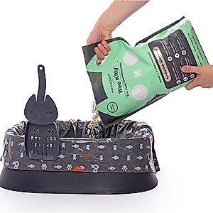 Rufus & Coco Wee Kitty Eco Plant Tofu Cat Litter | Natural Flushable Clumping Cat Litter | Low Tracking Biodegradable Soy Pellets | Super Absorbent Soy Bean Fibres 8.8 lbs