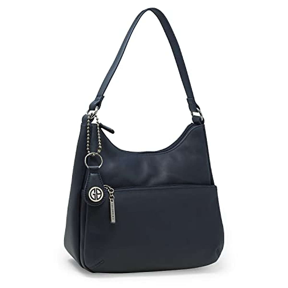 Giani Bernini Nappa Leather Hobo Bag (Navy)