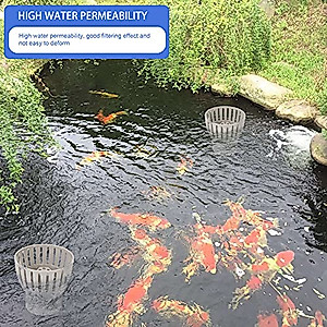 BCOATH 1 pc Tool Strainer Garbage Leaves Outdoor Plastic Garden Tank Collector Leaf Catch Drainage Pond Environmentally Basket Outlet Cleaner Skimmer Cover Sink Tasteless Gare