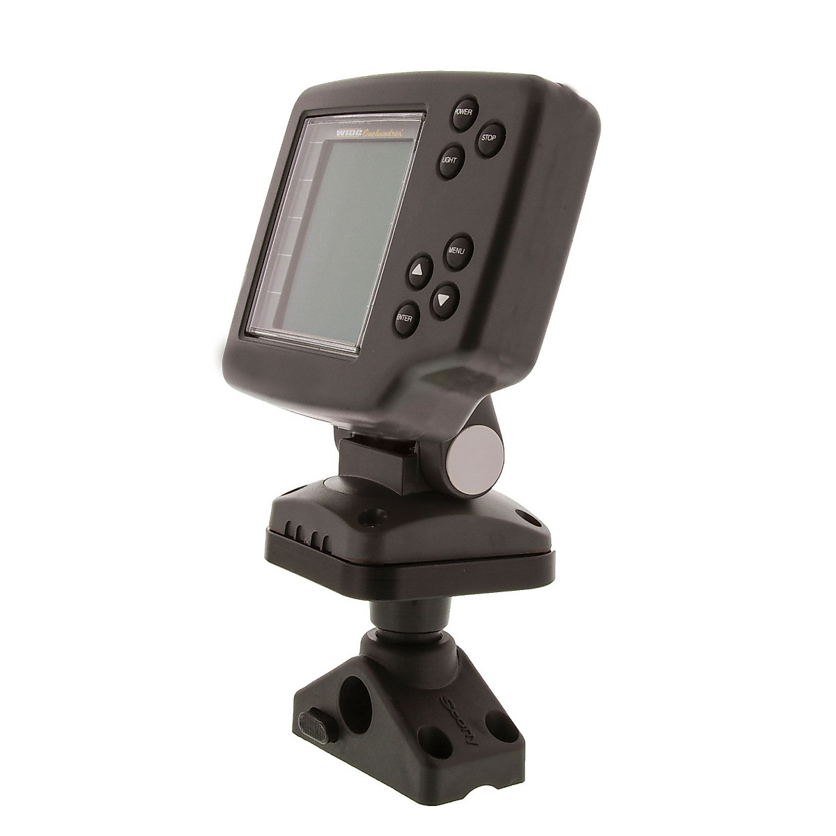 Garmin Tilt/Swivel Mount for The Striker Plus 4/4Cv, 010-12439-10 and Scotty Fishing 0368 Scotty Fishfinder Mount, Black, Original version Bundle