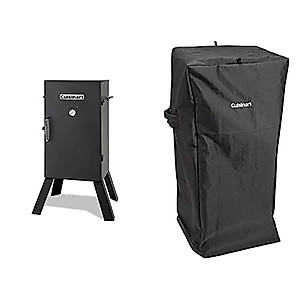 Cuisinart Grill Bundle - Electric Smoker, 30" & Vertical Propane Smoker Cover, 36"