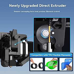 Mingda Magician X 3D Printers, One Touch Smart Auto Leveling FDM 3D Printing Machine Printing Size 230x230x260mm with TMC Silent Motherboard