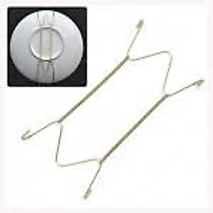 Invisible Plate Hangers, Invisible Hook Dish Wall Display, Wall Display Plates Hanger W Type Dish Spring Holder, Wall Plate Hangers(10 inch)
