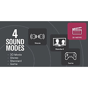 YAMAHA ATS-C300-RB 2.1Ch Compact Sound Bar System - Certified Refurbished